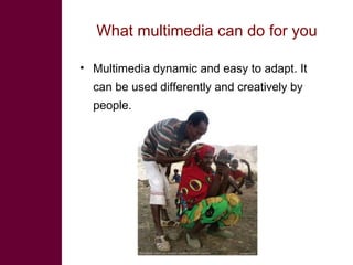 Multimedia in research: What is it? Why use it? How to use it? | PPT