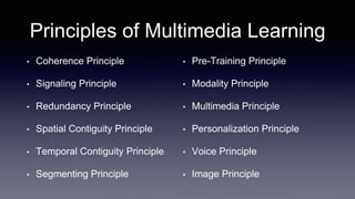 Multimedia learning | PPT