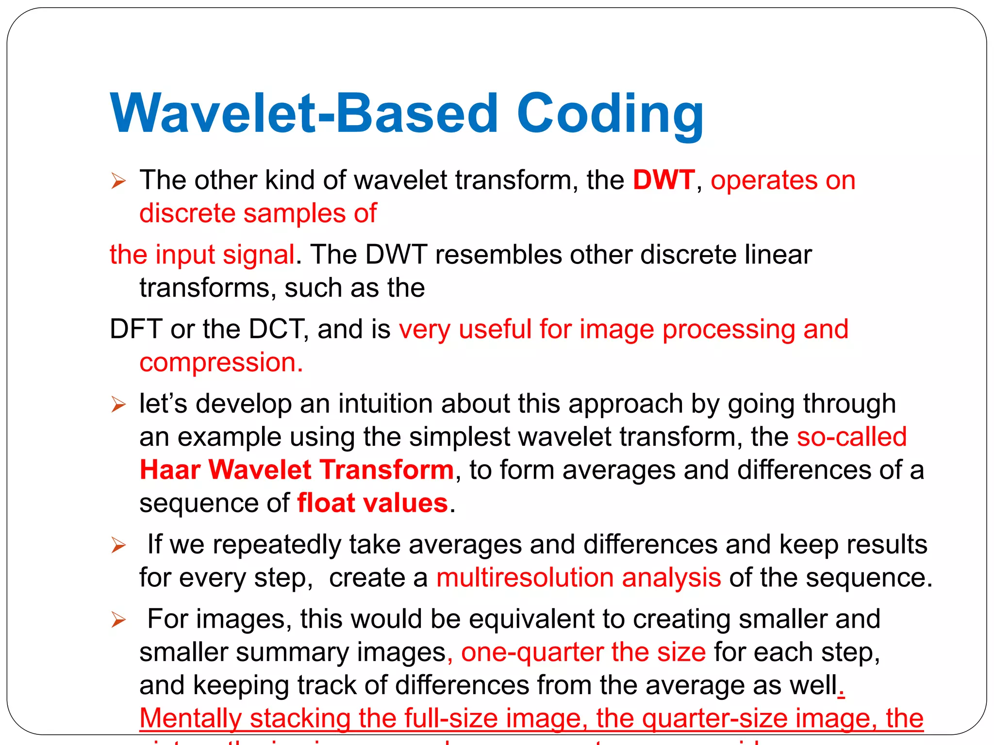 Multimedia Lossy Compression Algorithms Pptx Digital Audio Computer Software And Applications