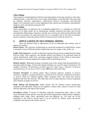 Multimedia mining research – an overview | PDF | Digital Audio | Computer Software and Applications