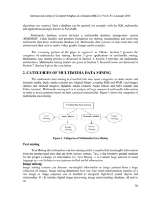 Multimedia mining research – an overview | PDF