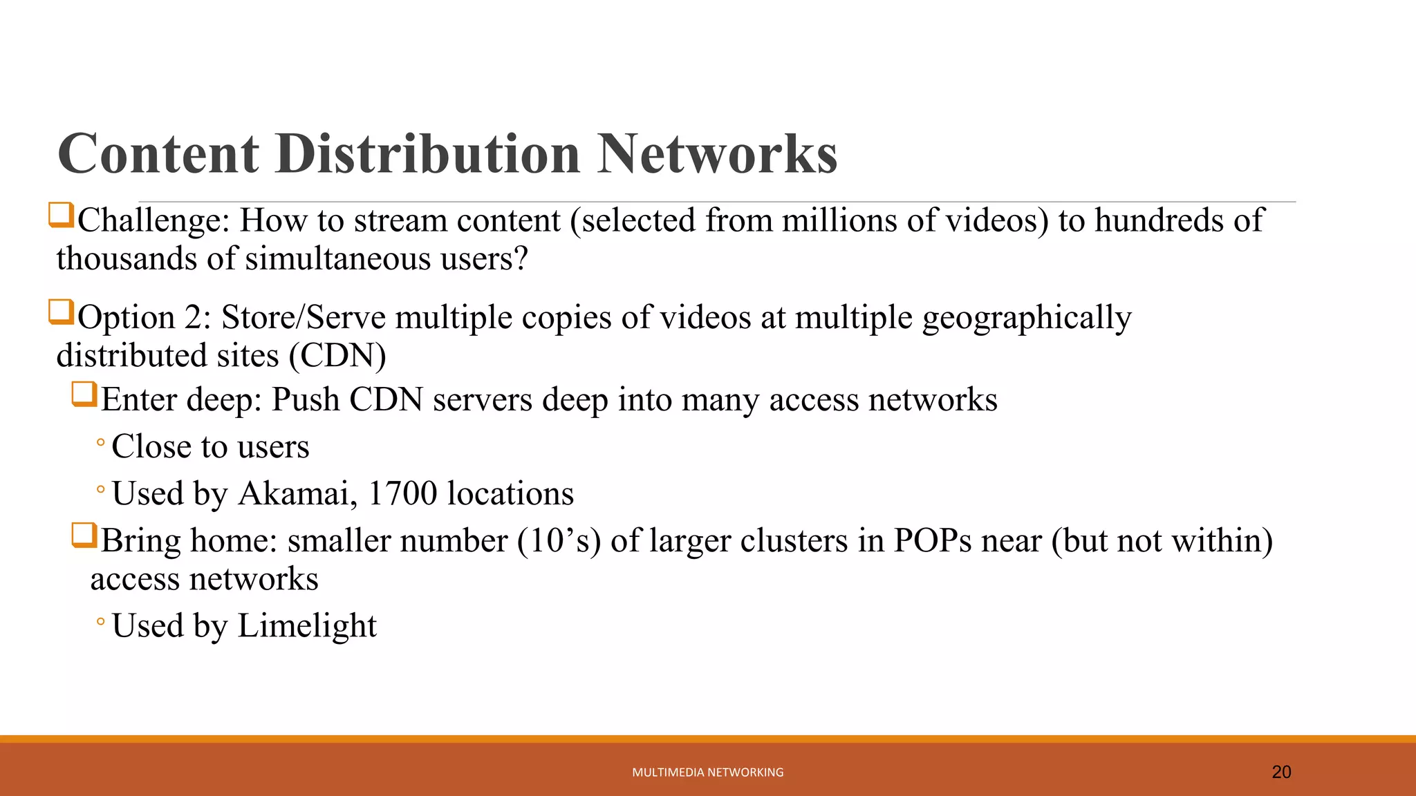 Multimedia networking | PPT