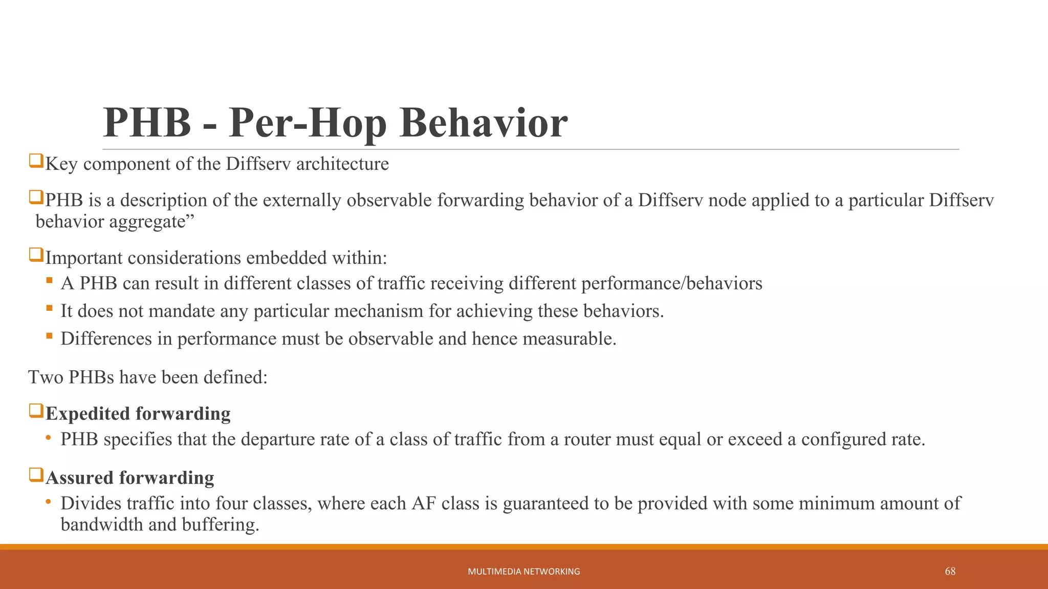 Multimedia networking | PPT