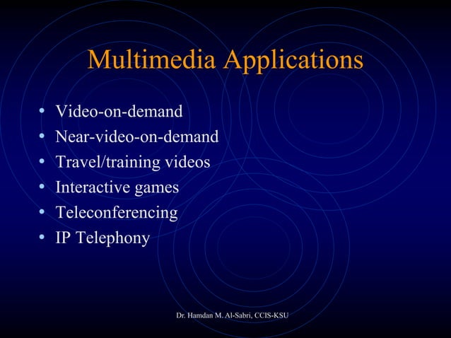 Multimedia networking