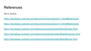 Multimedia on android | PDF