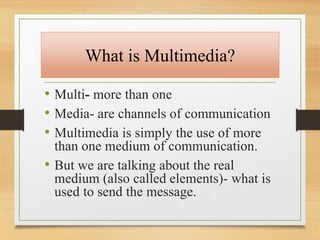 Multimedia packaging and publishing practices and tools | PPTX