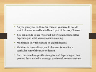 Multimedia packaging and publishing practices and tools | PPTX