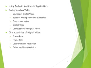 Multimedia Technology and its Application | PPT