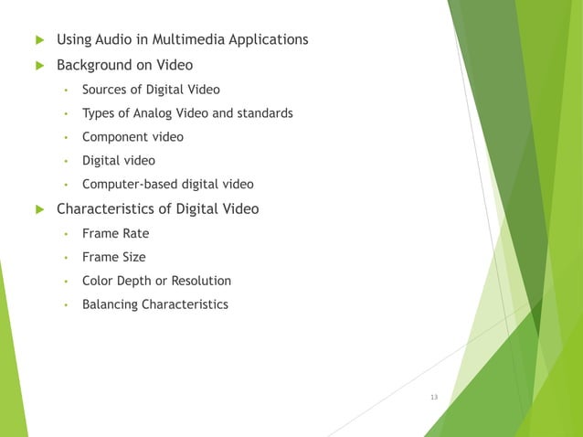 Multimedia Technology and its Application | PPT | Digital Audio ...