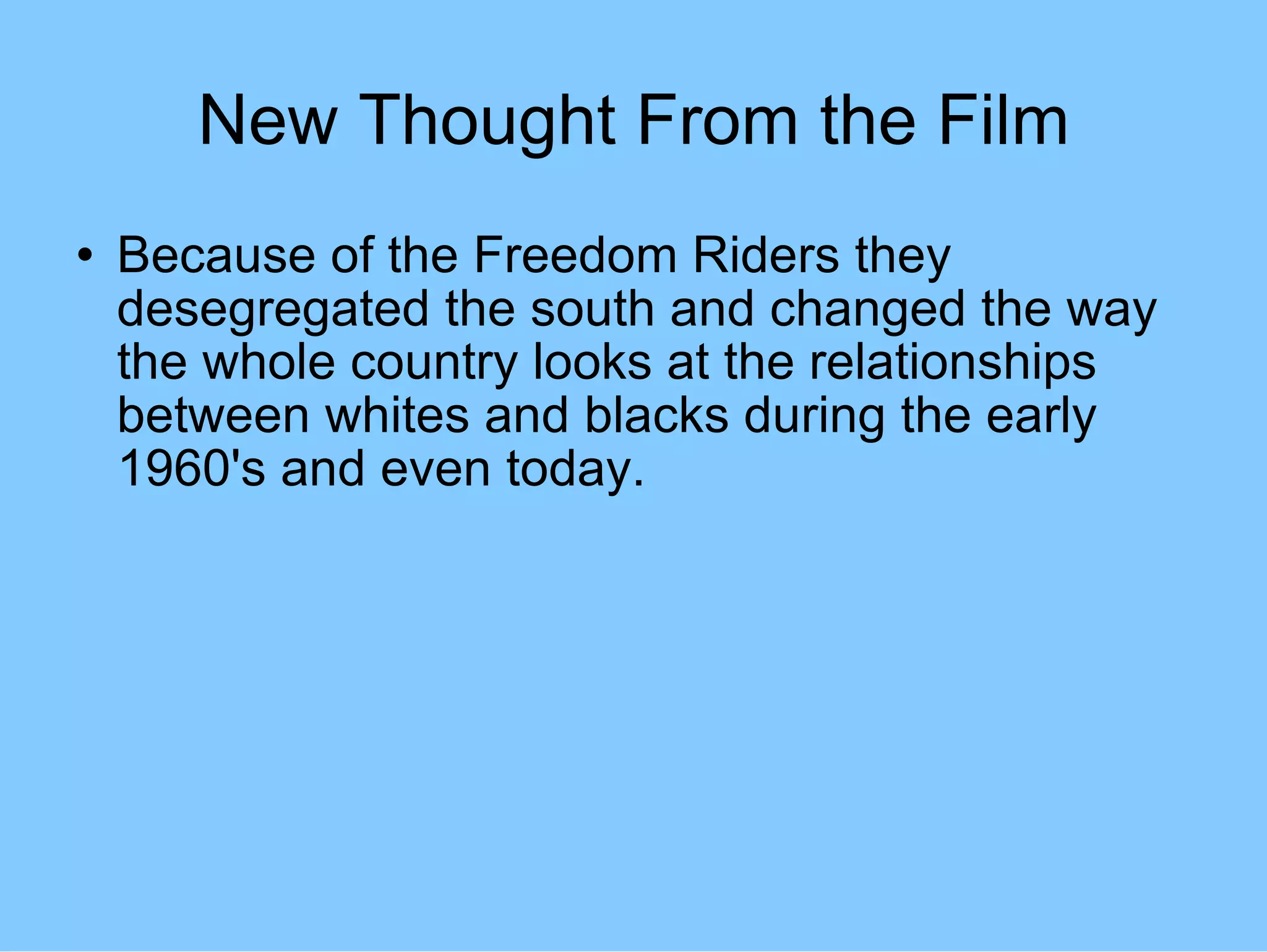 (Multimedia ppt) freedom riders | PPT