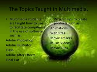 Multimedia Presentation | PPT