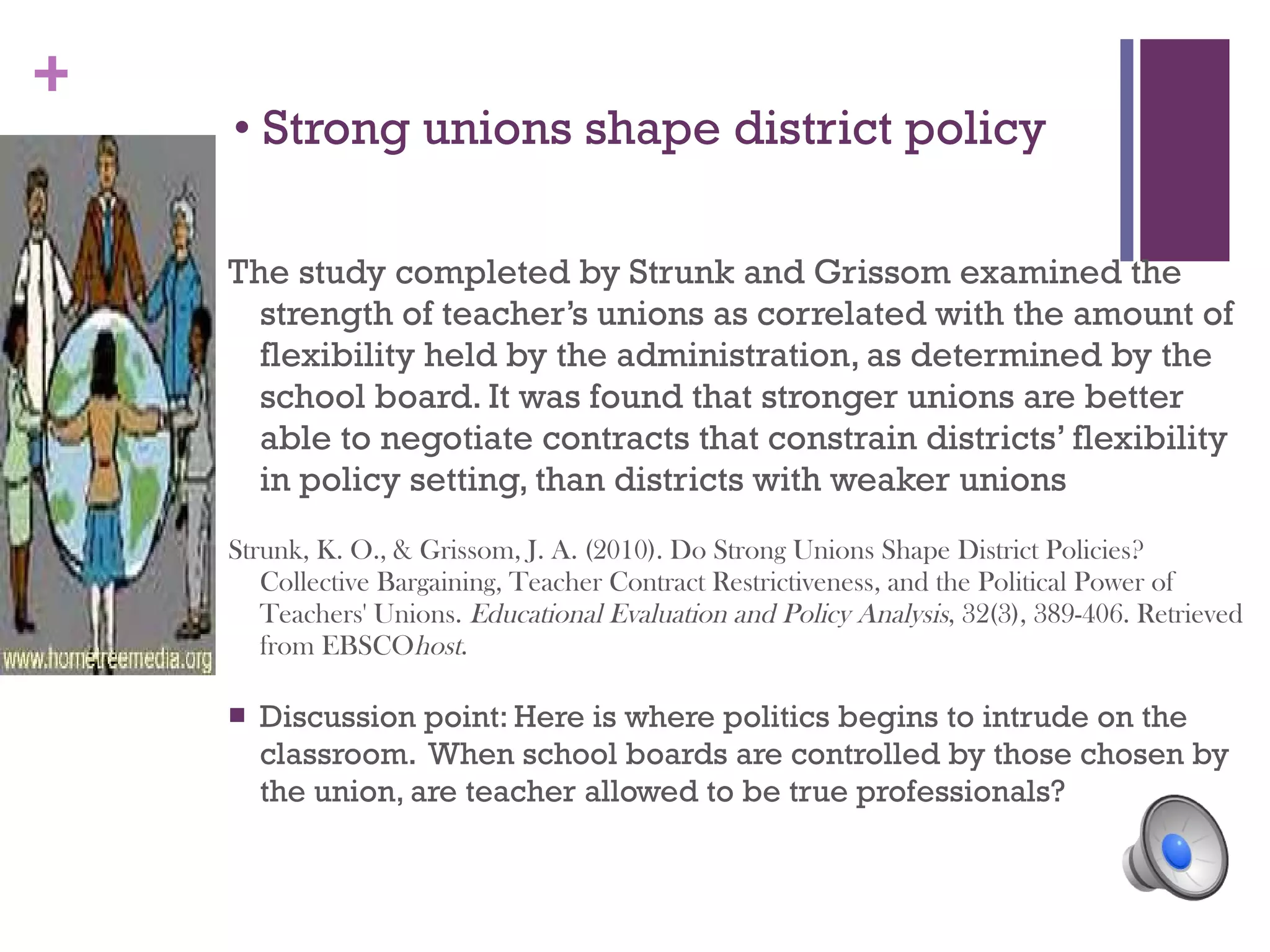 Multimedia presentation-Teachers Unions | PPT