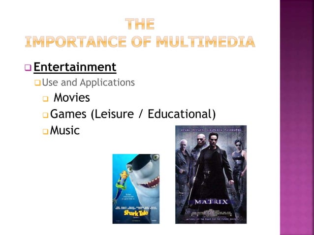 The Internet and Multimedia | PPTX | 3-D Graphics | Computer Software ...