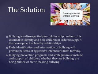 PROBLEMS OF WELL-BEING - BULLYING | PPT