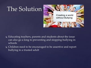 PROBLEMS OF WELL-BEING - BULLYING | PPT