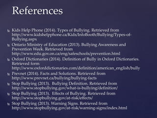 PROBLEMS OF WELL-BEING - BULLYING | PPT