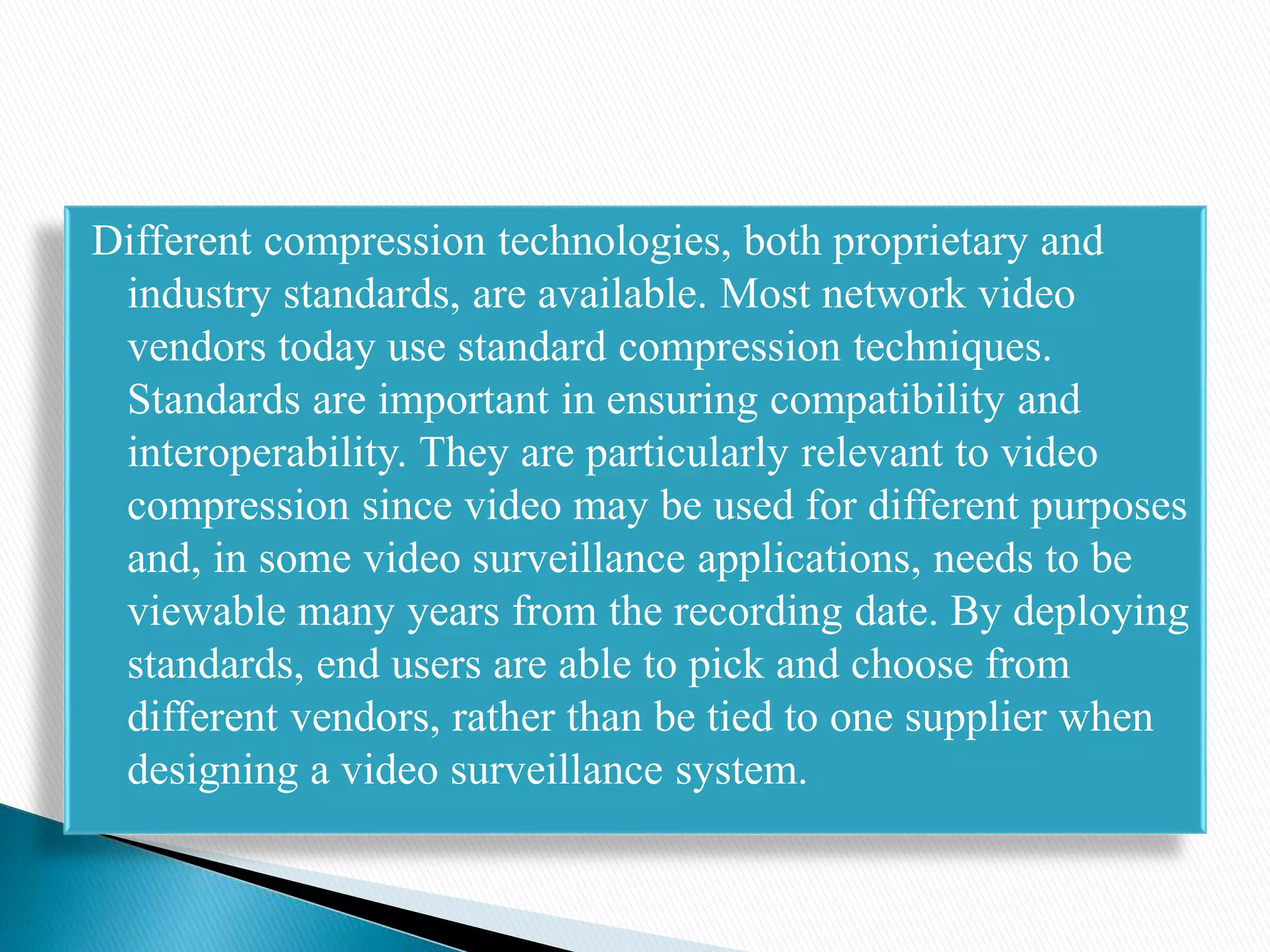 Multimedia presentation video compression | PPTX