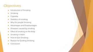 Smoking Kills Power point presentation | PPTX