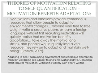 Self-quantification and motivation. | PPT