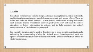 Multimedia Presentations | PPTX