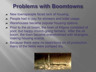 The Oil Booms of Texas | PPTX