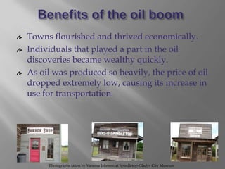 The Oil Booms of Texas | PPTX