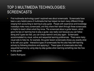 Multimedia project | PPT