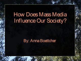 Multimedia Project - Anna Boettcher | ODP