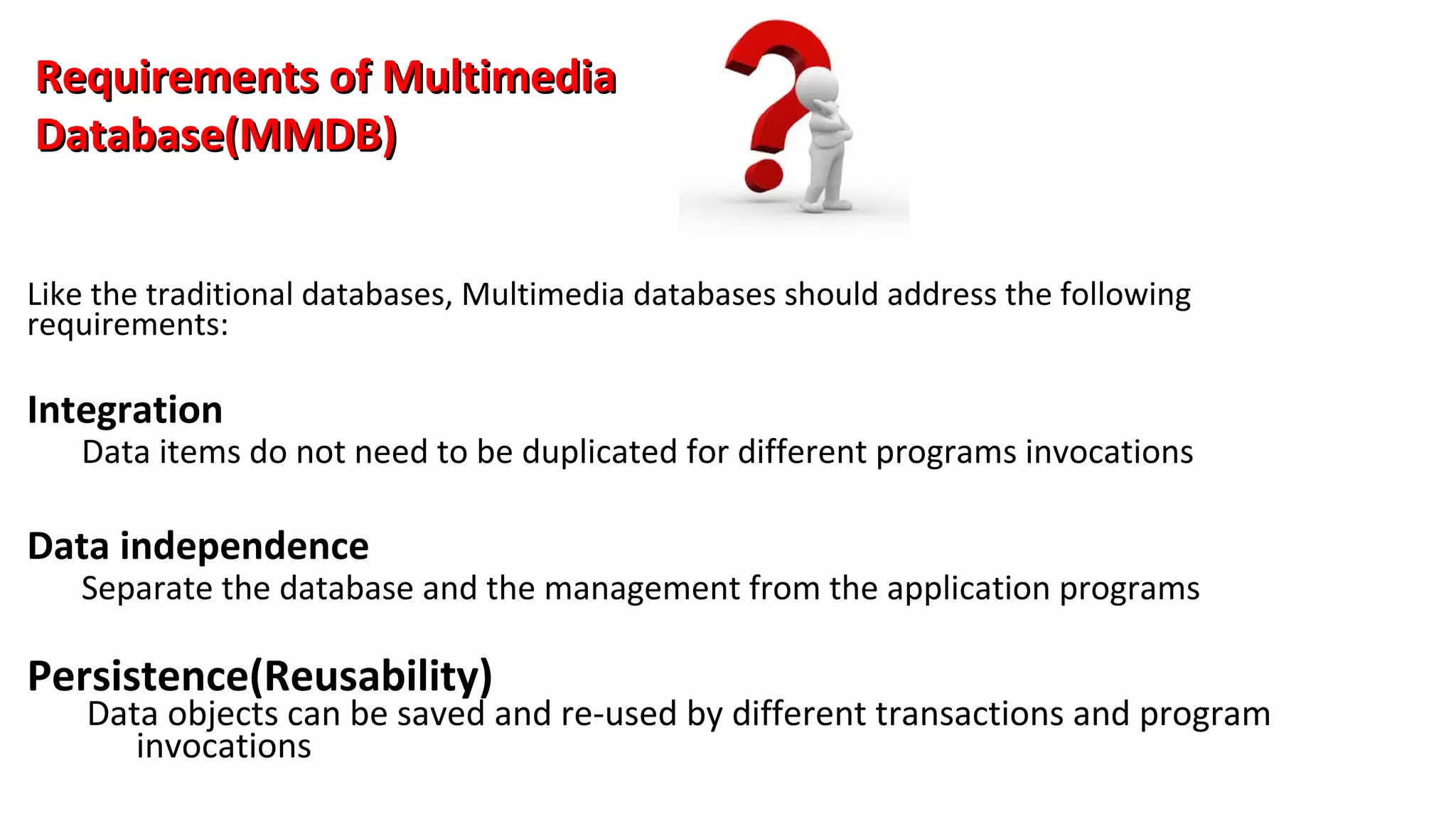 Multimedia Database | PPT