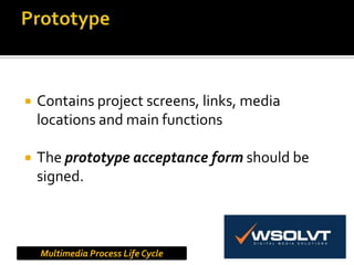 Multimedia project life cycle - wsolvt | PPT