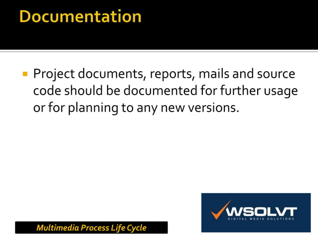 Multimedia Project Life Cycle Wsolvt | PPT