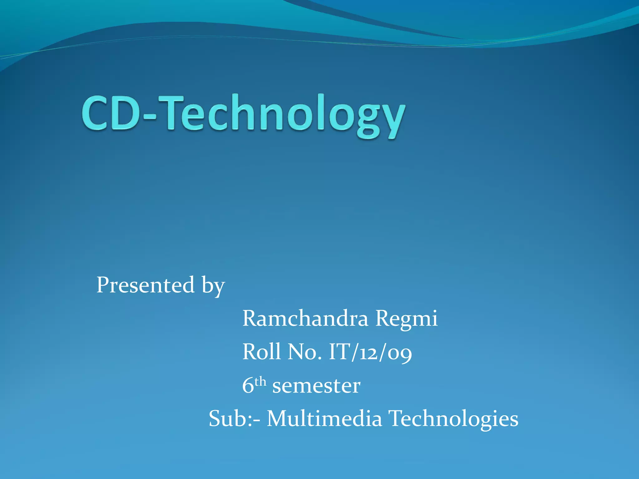 CD Technology | PPT