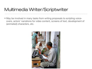 Multimedia roles slides | PPT