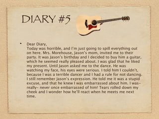 Catherine's Diary- Rules by Cynthia Lord | KEY