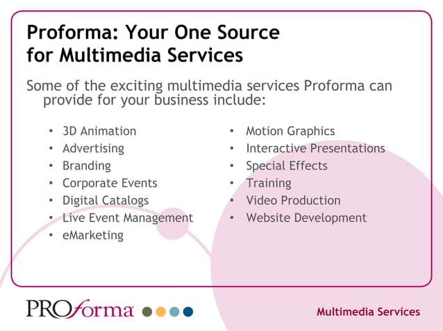 PROforma QUALITY FIRST | PPT