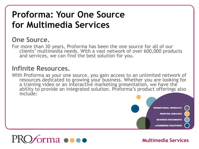 PROforma QUALITY FIRST | PPT