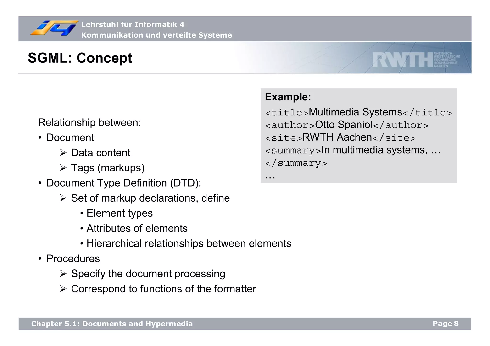 Multimedia system(OPEN DOCUMENT ARCHITECTURE AND INTERCHANGING FORMAT) | PDF