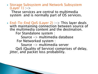 Multimedia system, Architecture & Databases | PPTX