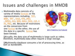 Multimedia system, Architecture & Databases | PPT
