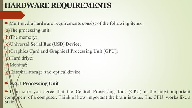 Multimedia system and hardware devices | PPTX | Operating Systems ...