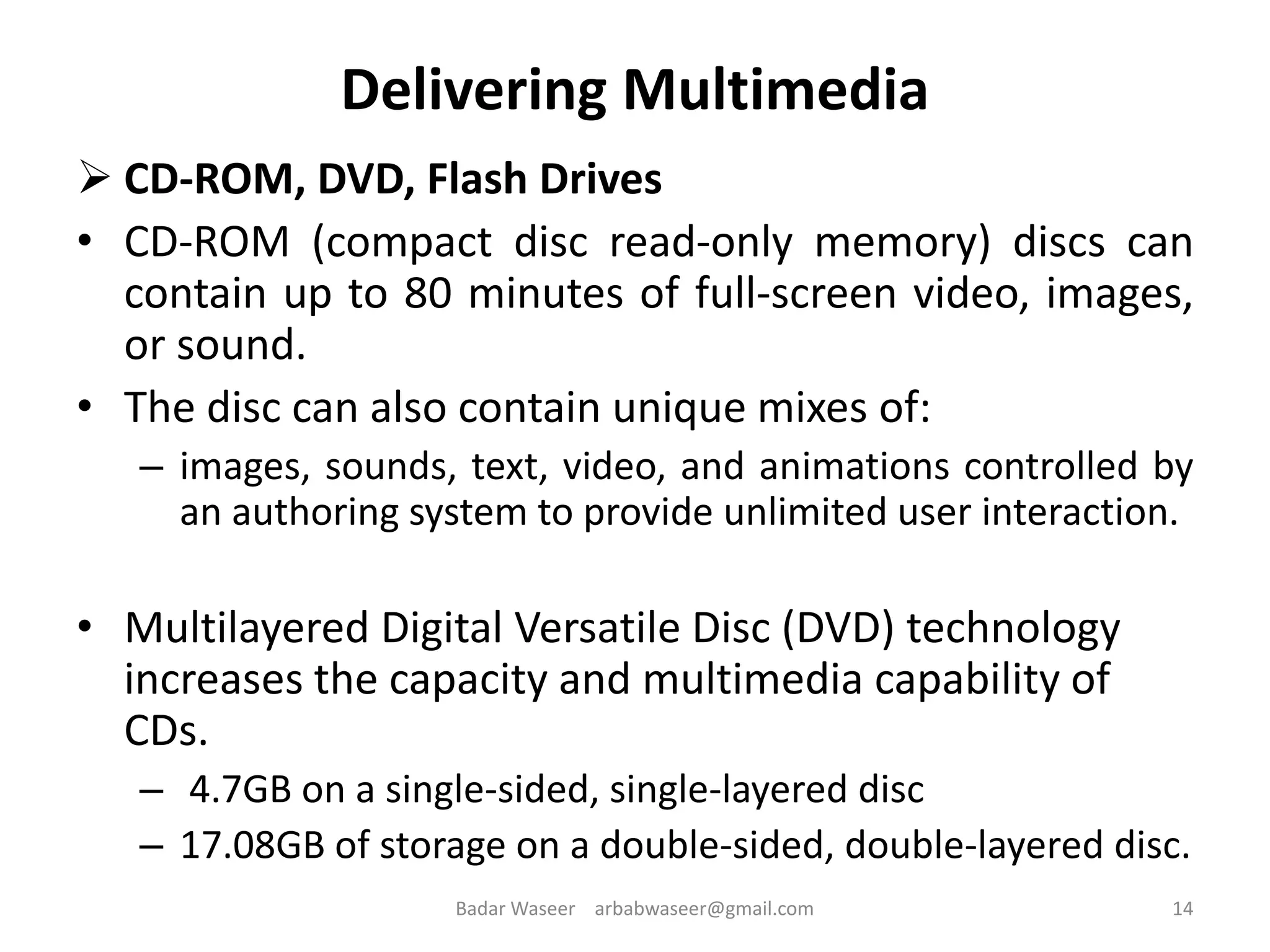 Multimedia System & Design Ch 1, 2, 3 Multimedia | PPTX