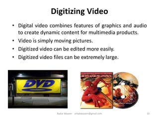Multimedia System & Design Ch 5 video | PPTX