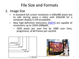 Multimedia System & Design Ch 5 video | PPTX