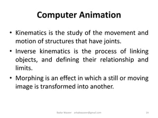 Multimedia System & Design Ch 6 animation | PPTX