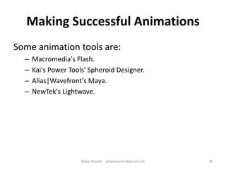 Multimedia System & Design Ch 6 animation | PPTX
