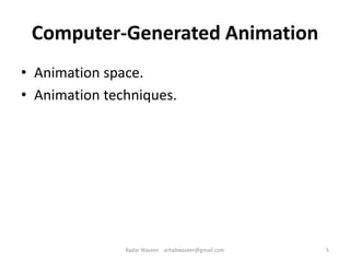 Multimedia System & Design Ch 6 animation | PPTX