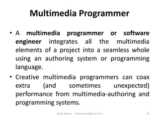 Multimedia System & Design Ch 7 multimedia skills | PPTX