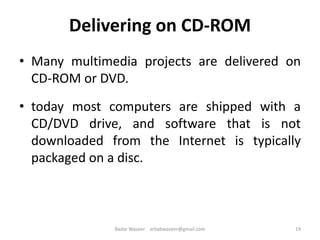 Multimedia System & Design Ch 8 delivering | PPTX