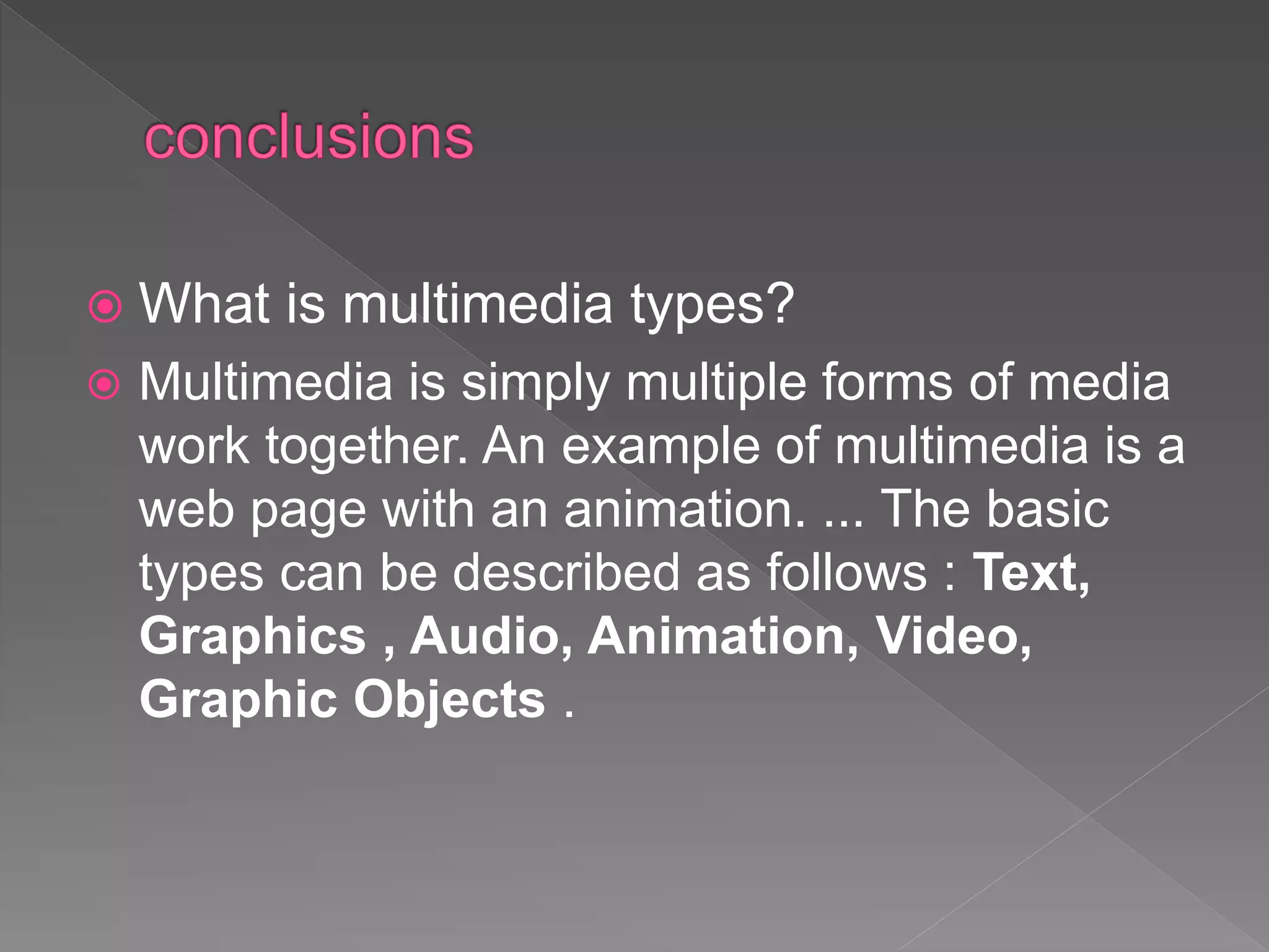 Multimedia systems[2] | PPT