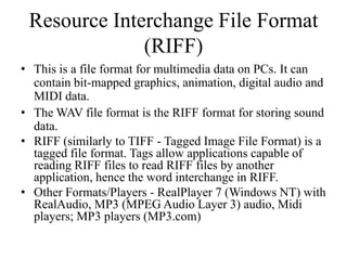 Multimedia systems and applications | PPTX